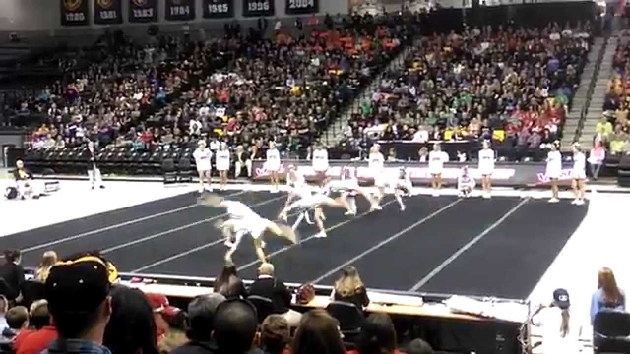 Hanover High School 4A VHSL Cheer States 2014 - YouTube