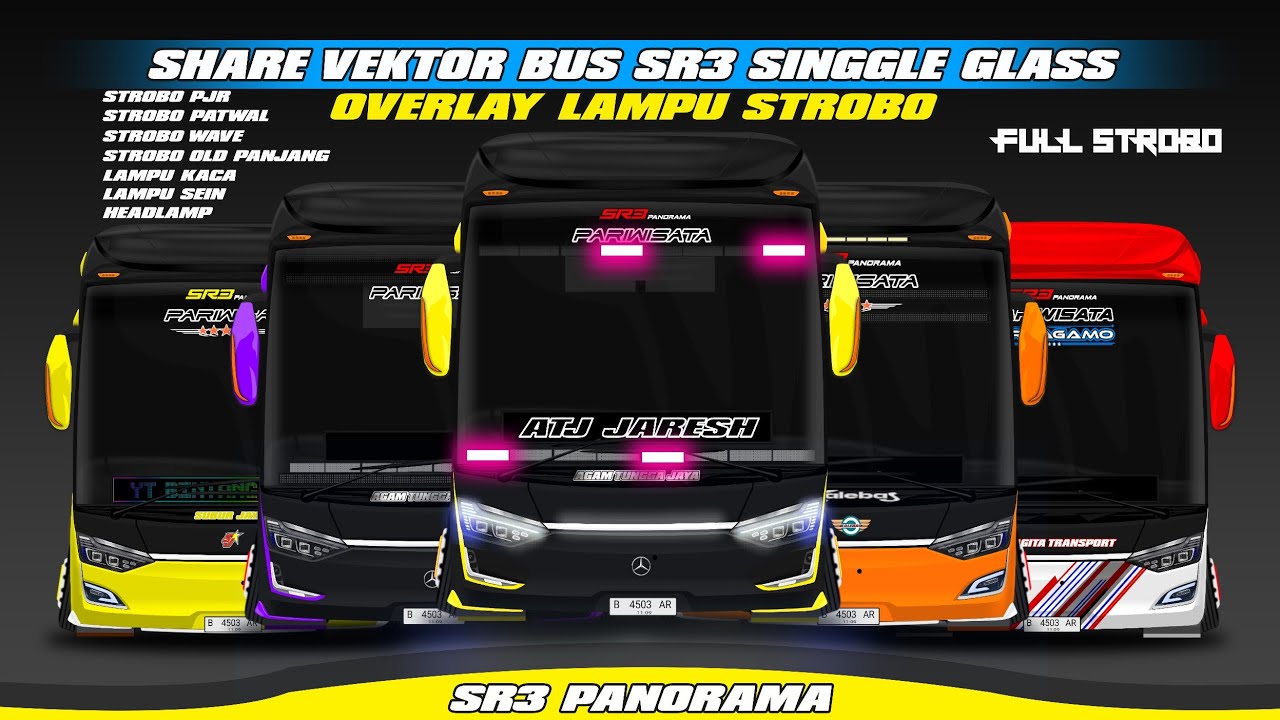 SHARE!!! VEKTOR SR3 SINGGLE GLASS+ OVERLAY LAMPU STROBO - YouTube