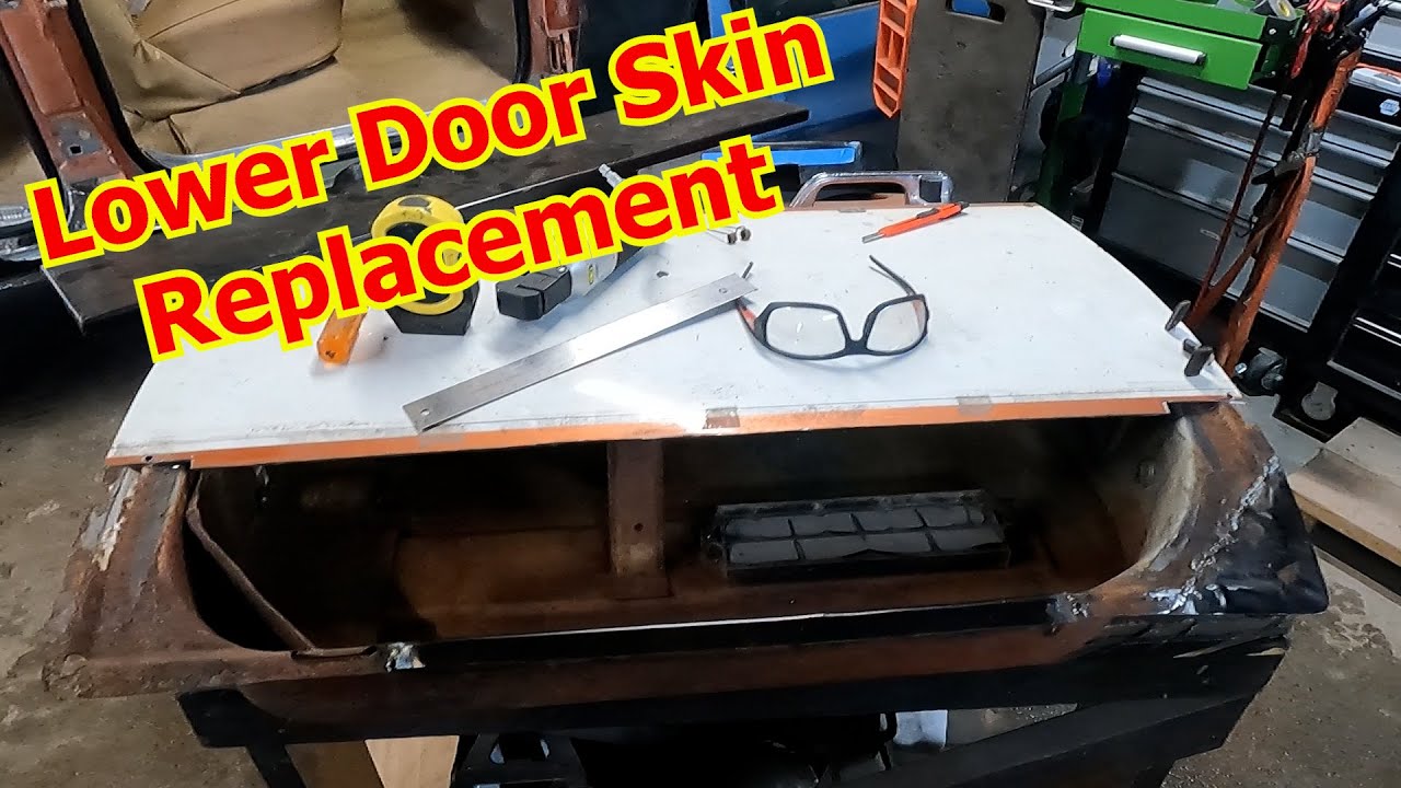 Chevy Square Body Truck Rust Repair - Lower Door Skin Removal and ...