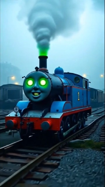 Thomas Si Kereta Jadi Zombie Pemberani~Thomas the Train Turns Brave ...