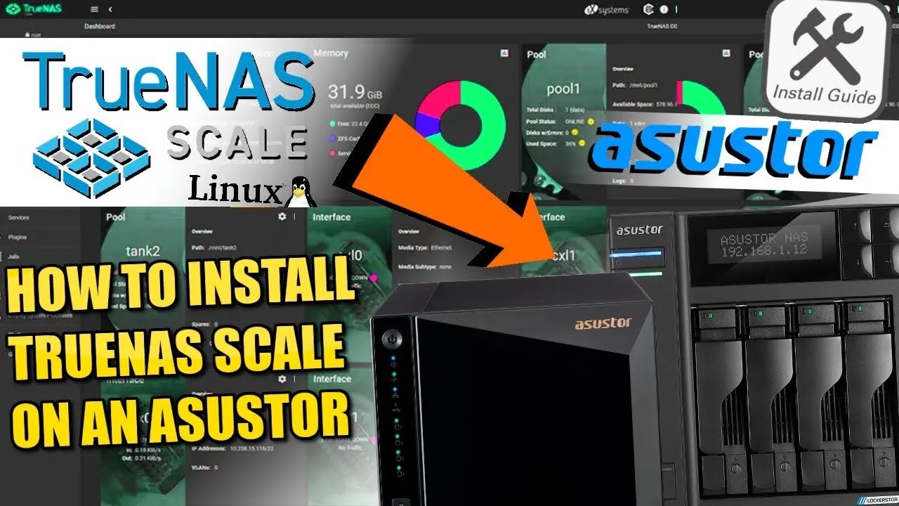 TrueNAS SCALE Asustor NAS Complete Installation Guide - YouTube