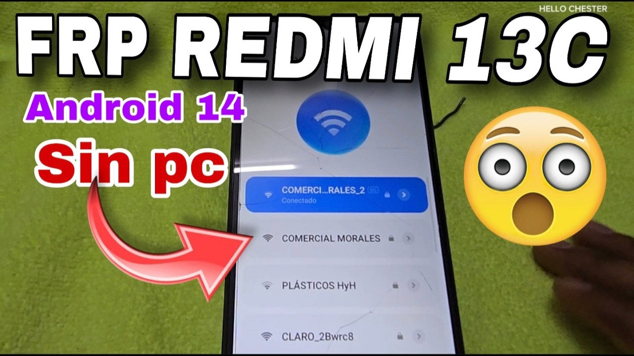 Quitar cuenta google a Redmi 13c Android 14 sin pc / Frp a Redmi 13c último parche de seguridad ...