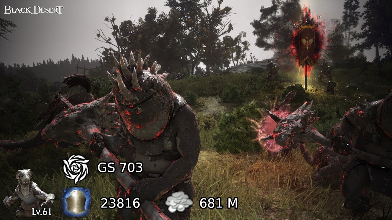 Black Desert Online (No Commentary) Saunil Camp (Elvia) - Dark Knight Succession - 681 M - YouTube