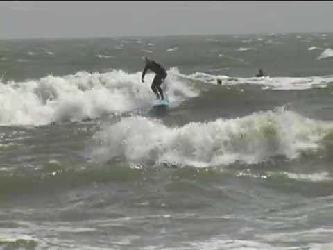 "Surfing Bournemouth" surfing scene Bournemouth Dorset UK - YouTube
