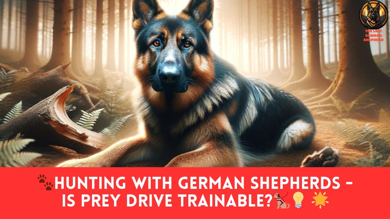 Hunting with German Shepherds - Is Prey Drive Trainable? - YouTube