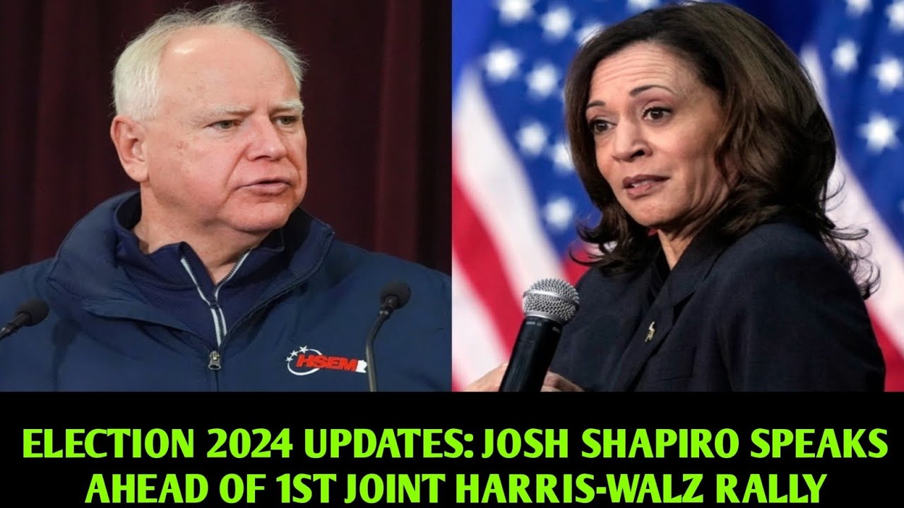 Josh Shapiro's Insightful Speech Ahead of Harris-Walz Rally | Election ...