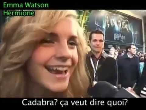 Emma Watson Abracadabra demeye çalışıyor