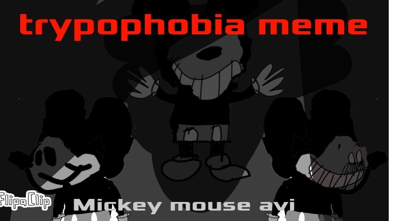 trypophobia meme mickey mouse avi animation - YouTube