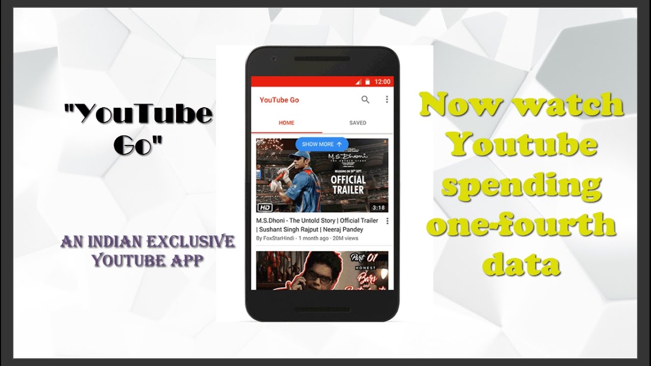 YouTube Go -- An Indian exclusive YouTube App. Watch Videos now at one ...