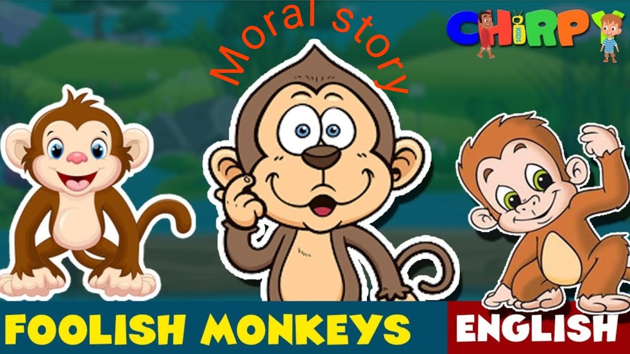 Foolish Monkeys short moral story - YouTube