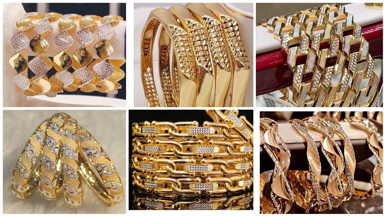 Trending gold bangles design|Latest bridal jewelry collection - YouTube