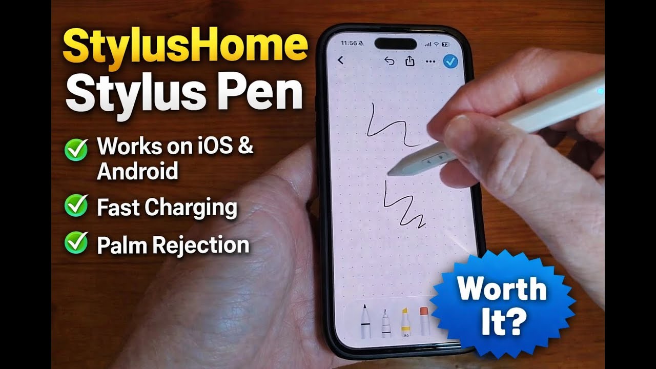 Can one stylus really do it all? STYLUSHOME pen works on iPhone, iPad ...