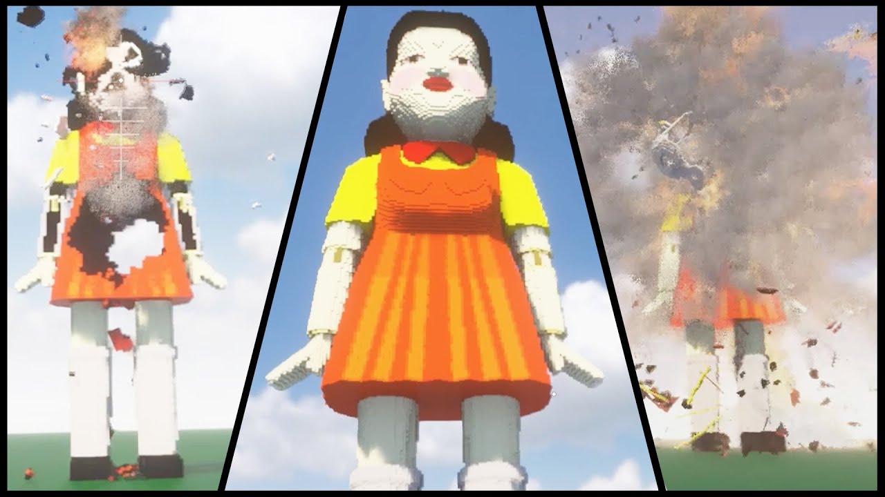 TOP 8 Destroy DOLL from Squid Game | Teardown - YouTube