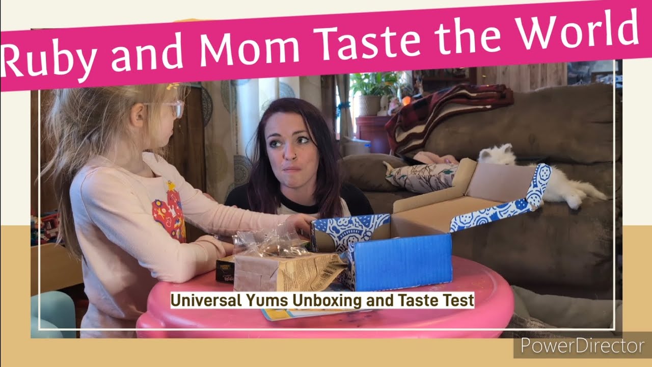 Ruby and Mom Taste Test the World with Universal Yums Ukraine - YouTube