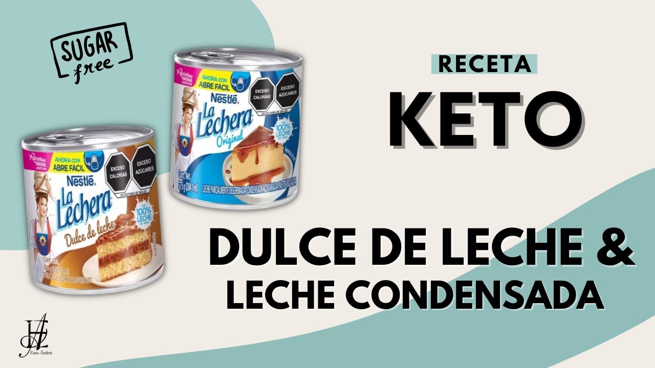💕 Dulce de leche KETO | Lechera KETO 💕 - YouTube