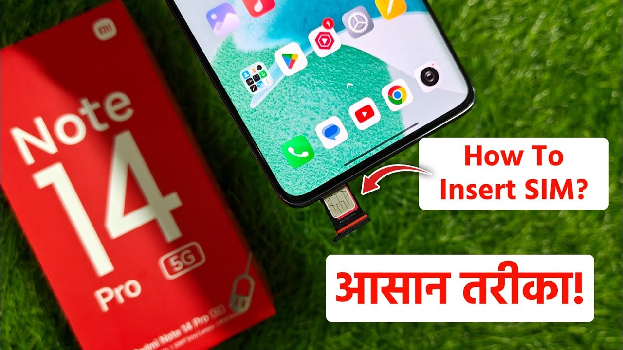 How To Insert SIM in Redmi Note 14 Pro #redminote14pro - YouTube
