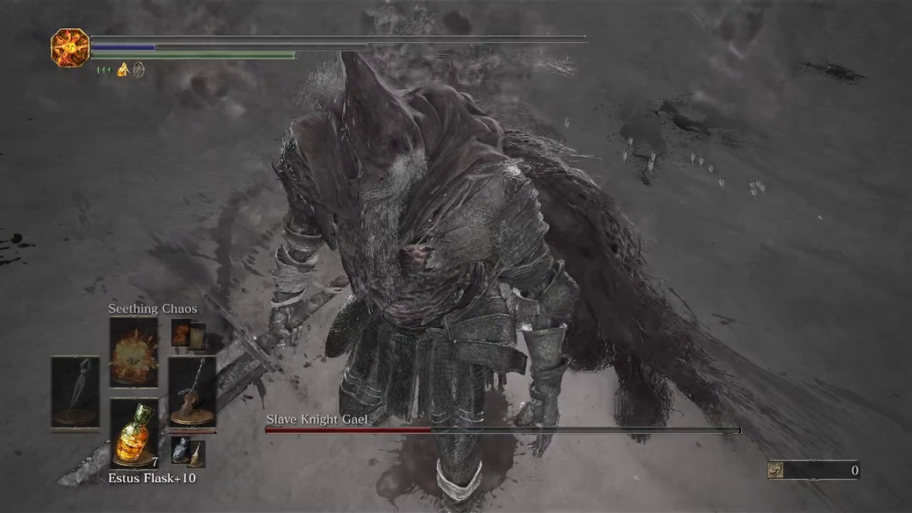 Dark Souls 3: The Ringed City, Slave Knight Gael NG+10 - YouTube