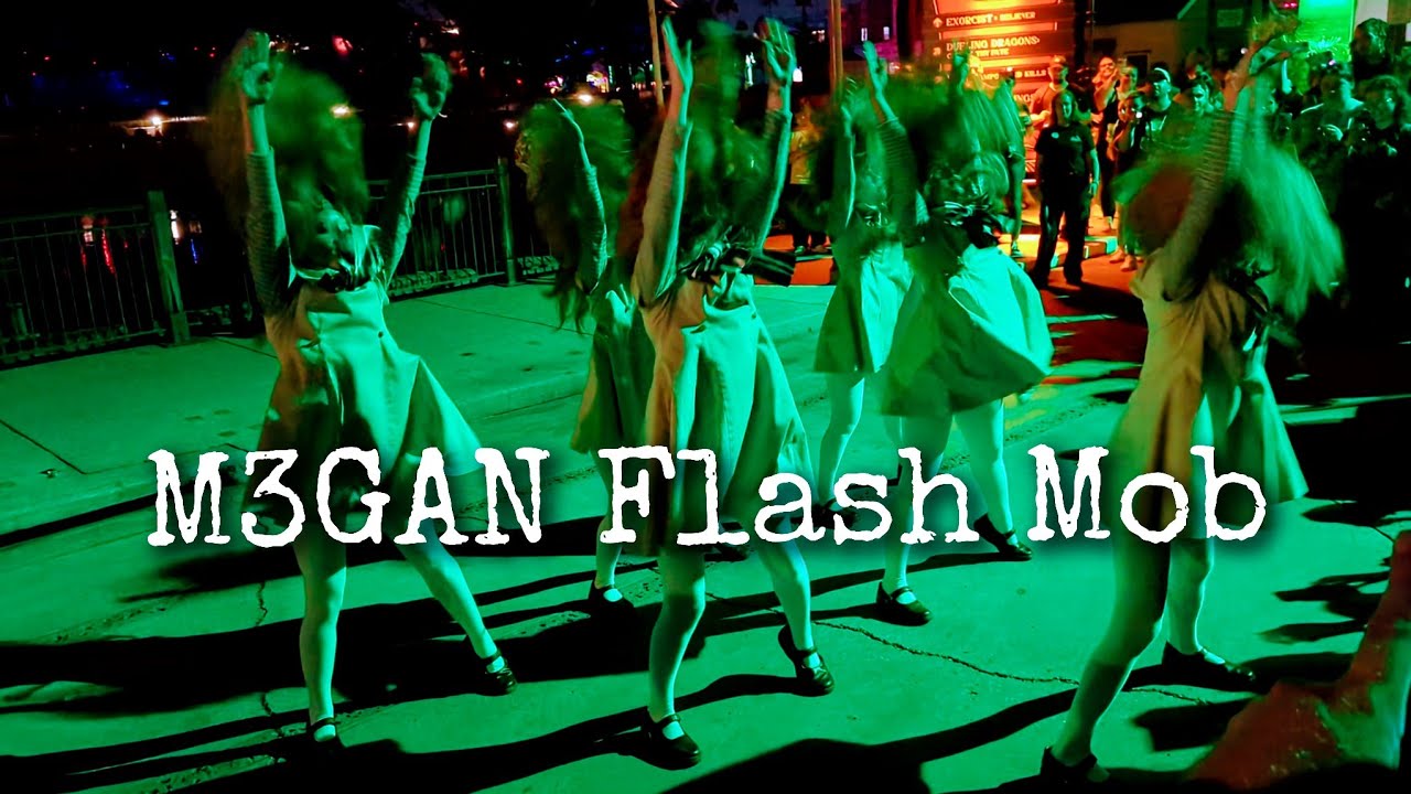MEGAN Flash Mob | Halloween Horror Nights | Universal Studios Florida ...