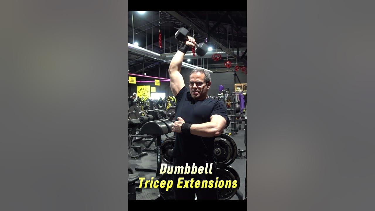 Dumbbell Arm Workout Bicep Preacher Curls And Overhead Tricep