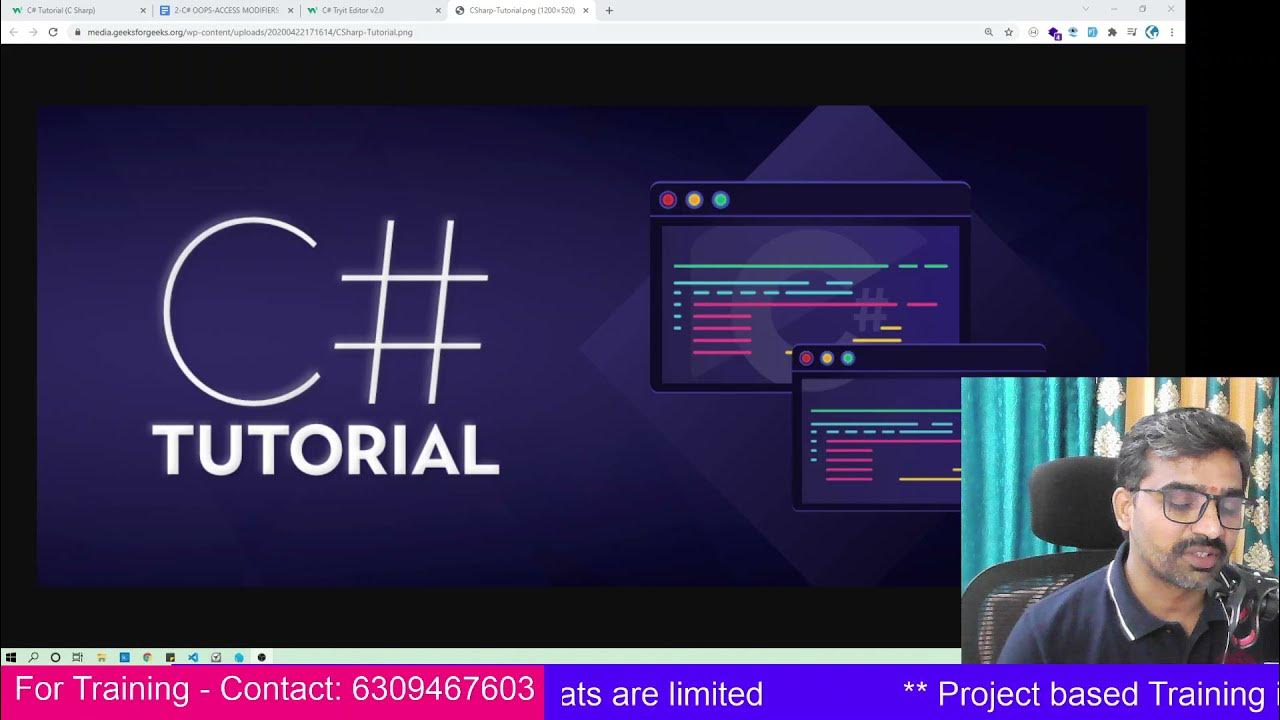 CSHARP TUTORIALS ACCESS MODIFIERS IN TELUGU - YouTube