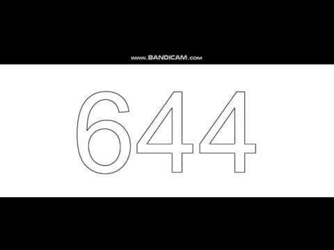 NUMBERS 1 - 4440 - YouTube