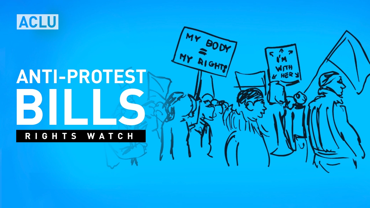 ACLU Rights Watch: Anti-Protest Bills - YouTube