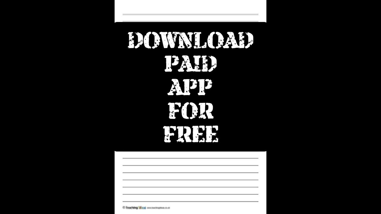 Amazing paid apps - YouTube