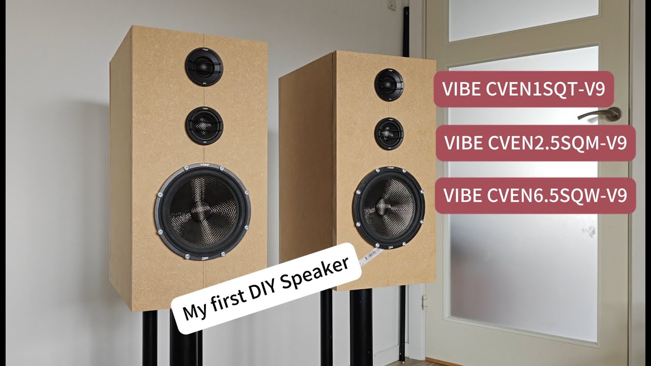 My first DIY speaker, 3-Way speaker, Frequency Response test and Sound ...