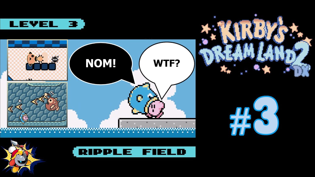 Kirby's Dream Land 2 DX 03 - Killer Fish Kine Strikes! (Level 3) - YouTube