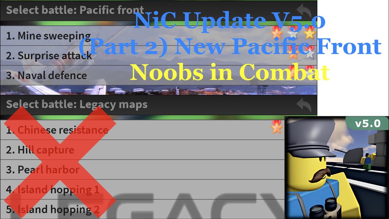 NiC Update Update V5.0 (Part 2) New Pacific Front [Noobs in Combat ...