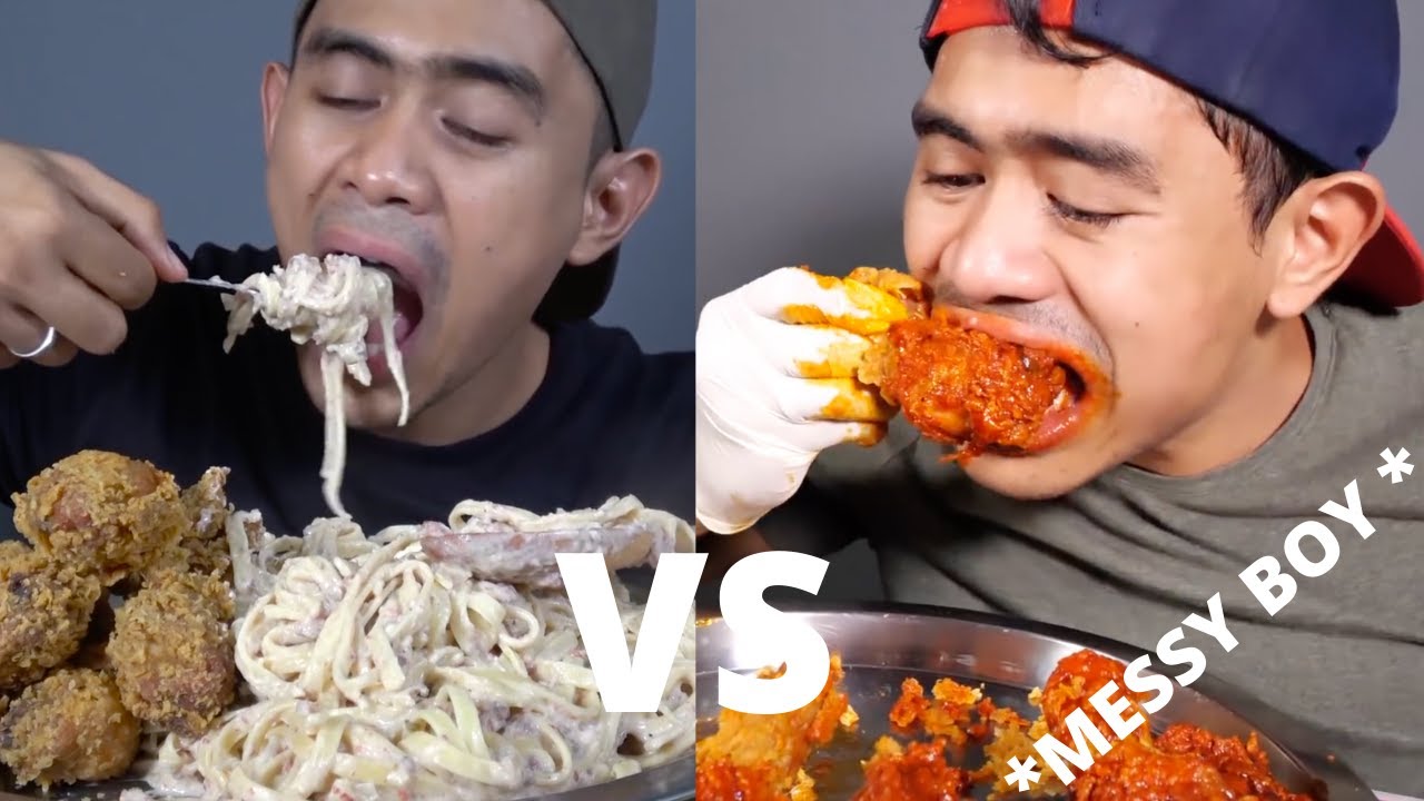 MUKBANGERS CLEANEST VS MESSIEST MOMENTS 😱 - YouTube