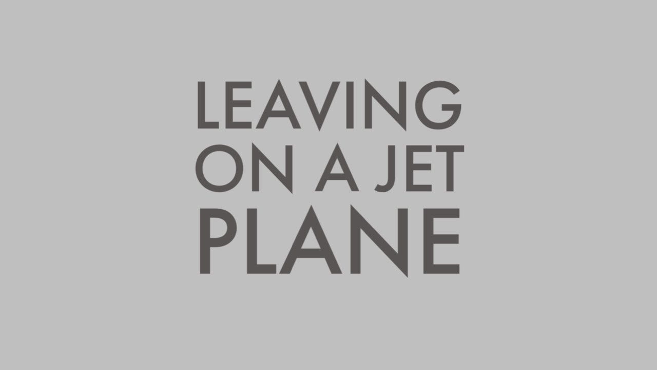 Leaving On A Jet Plane - John Denver (Cover) by Aaron Sequeira - YouTube