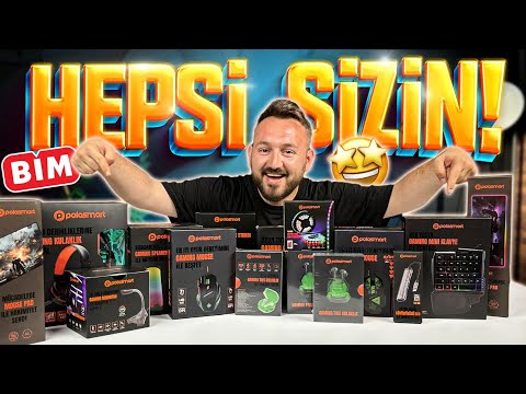 BiM’DEKİ TÜM OYUNCU EKİPMANLARINI ALIP İNCELEDİM! (HEDİYE)