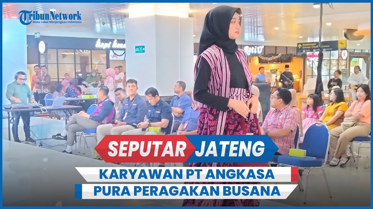 Karyawan PT Angkasa Pura Peragakan Busana Rancangan Bayu Ramli di ...