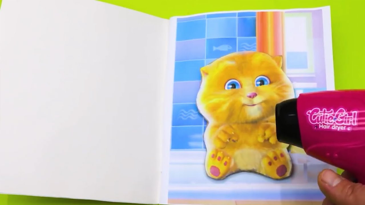 Paper quiet . My Talking Tom. DIY - YouTube