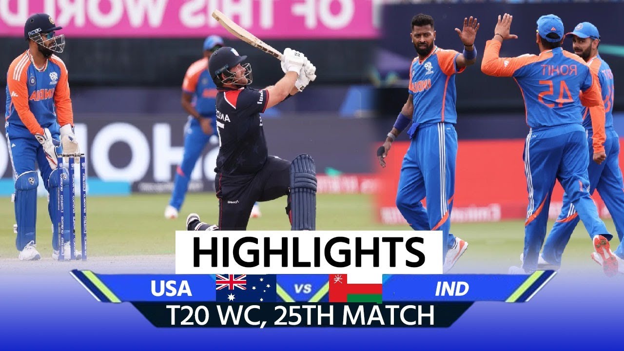 IND vs USA Highlights: United States vs India Match Highlights | Rohit ...