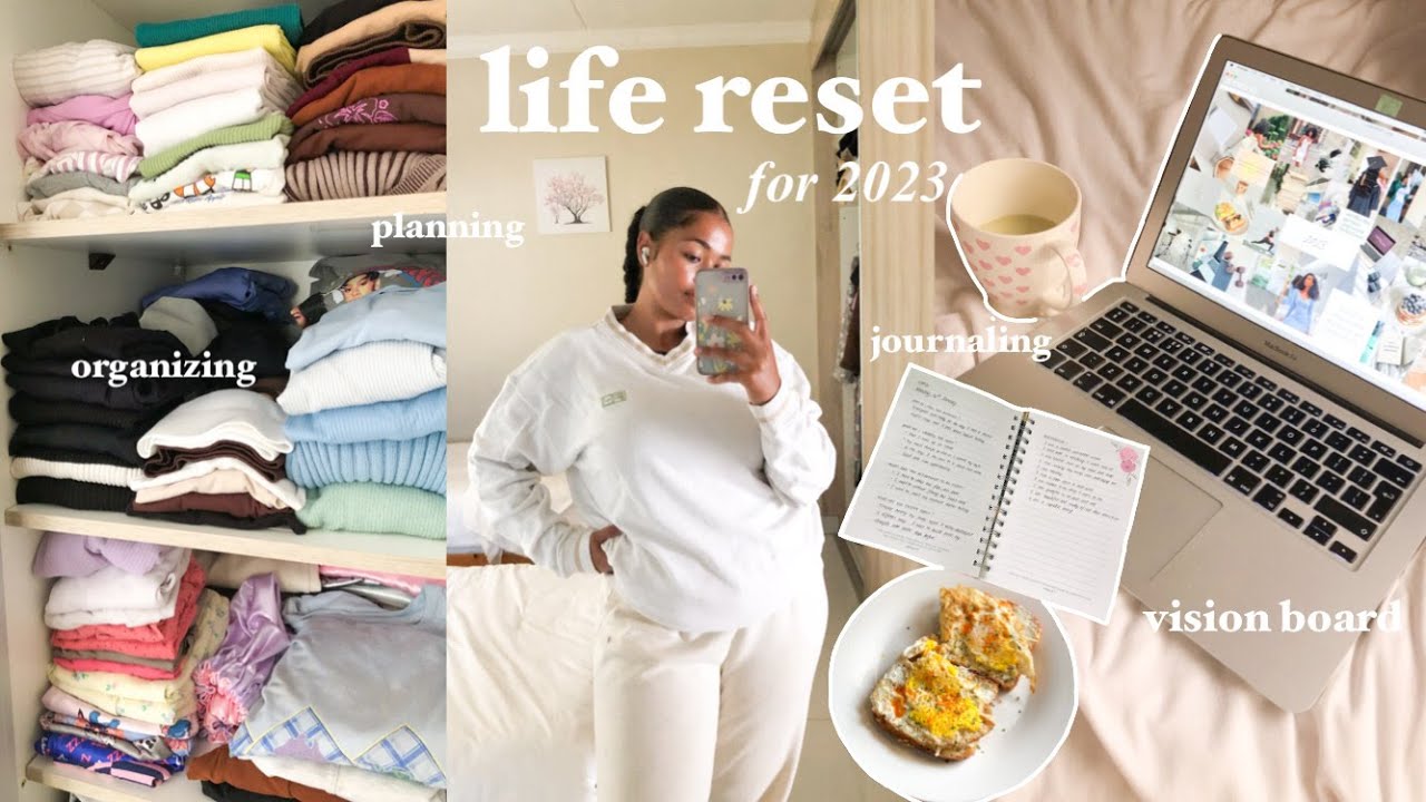 LIFE reset for 2023 | health check, journaling, cleaning, organizing ...