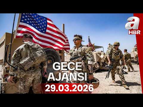 İran, ABD üssünü vurdu: 12 asker yaralı! | Gece Ajansı - 29.03.2026  | A Haber