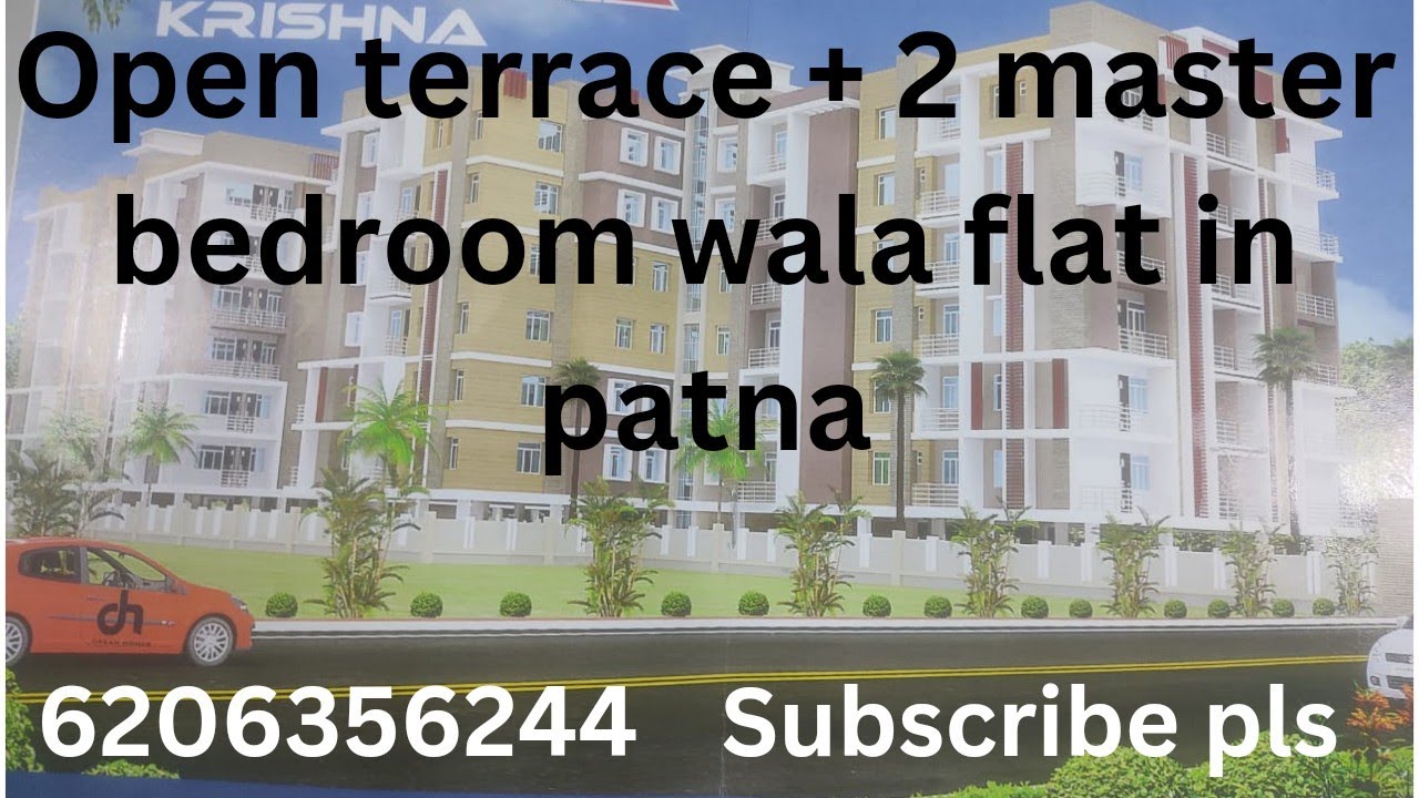 Open terrace + 2 master bedroom wala flat in patna! 3 bhk flat with ...