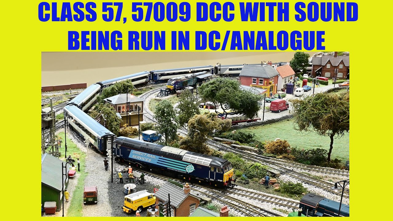 Class 57, 57009, DCC with Sound pulling East Coast Stock running in DC ...