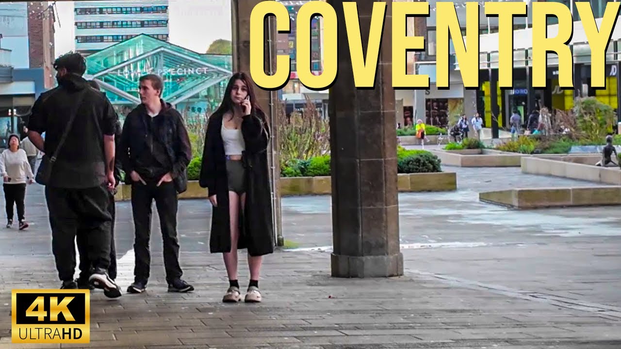 Coventry - City Tour 2024| Walking The Streets of Coventry | Central ...