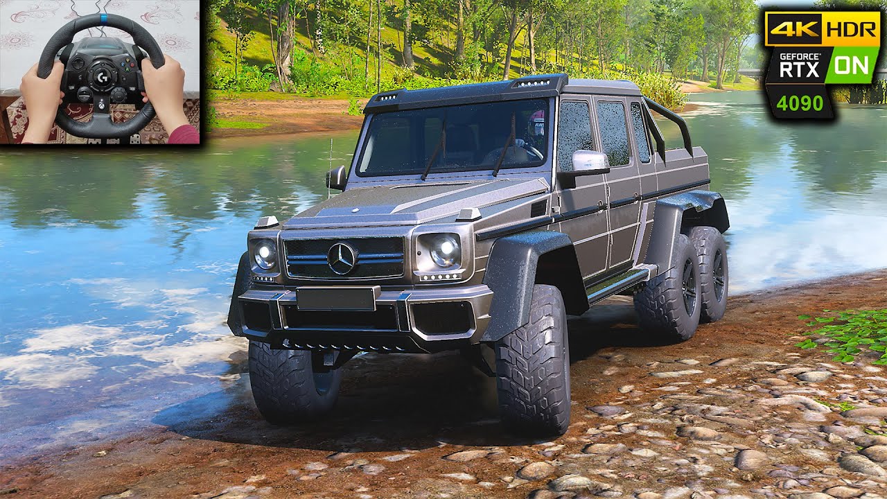 Mercedes G63 AMG 6x6 | OFFROAD CONVOY | Forza Horizon 5 | Logitech g923 ...