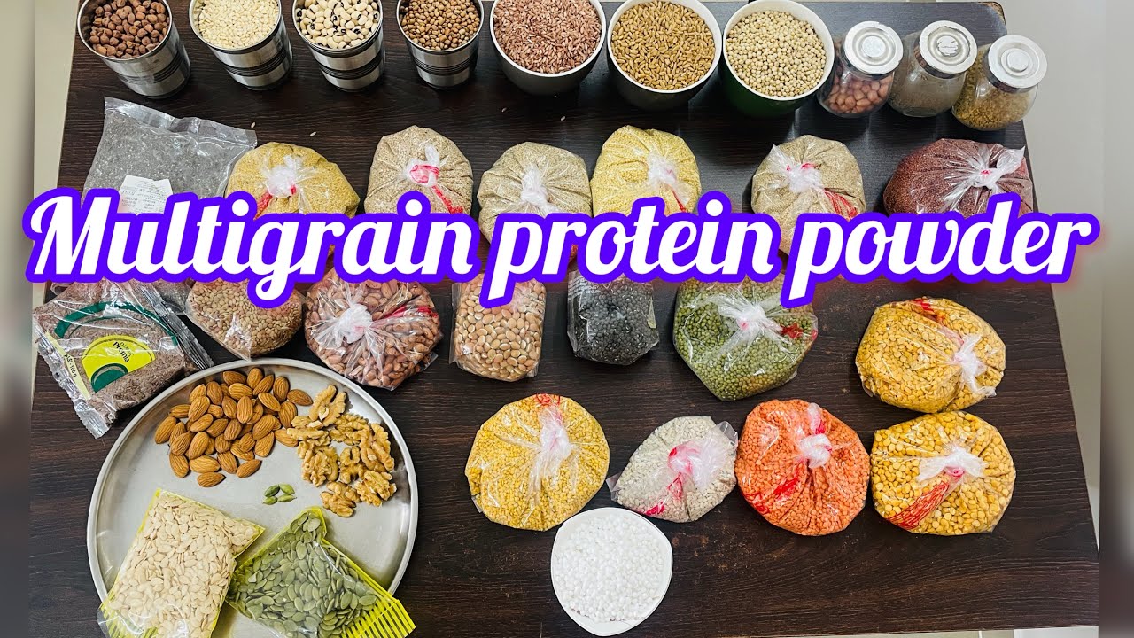 Home made multigrain protein powder | multigrain health mix | Malt ...