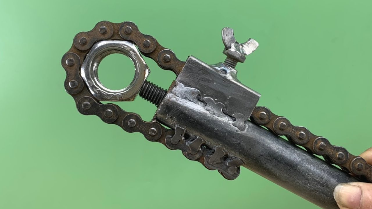 Never Throw Away Used Chains, How Welders Make Tools That Are Very ...