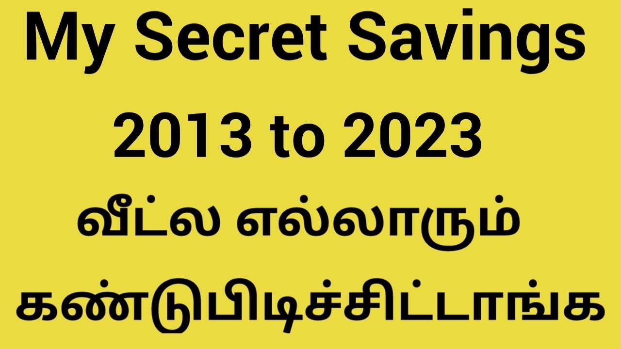 My Secret Savings Revealed Today | How I Saved Money For This Secret ...