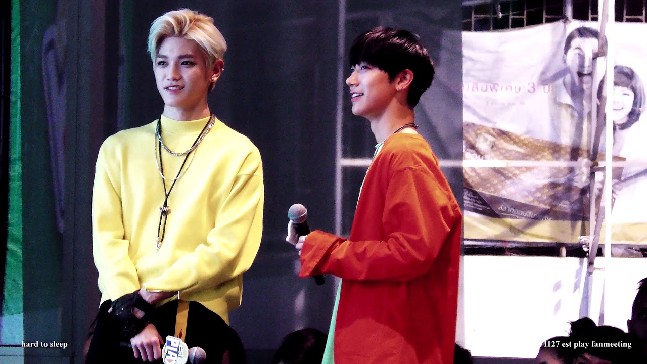 171127 NCT TEN TAEYONG at EST PLAY fanmeeting - YouTube