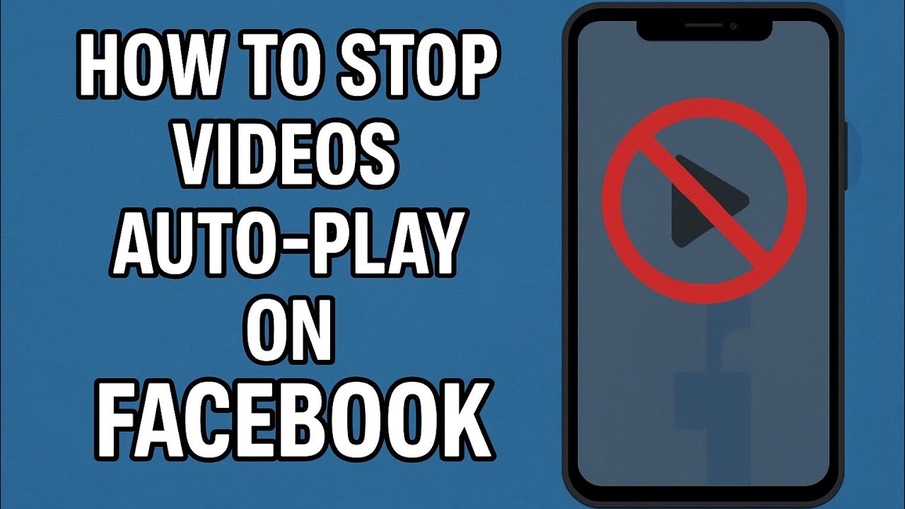 How To Stop Video Auto-Play on Facebook. - YouTube