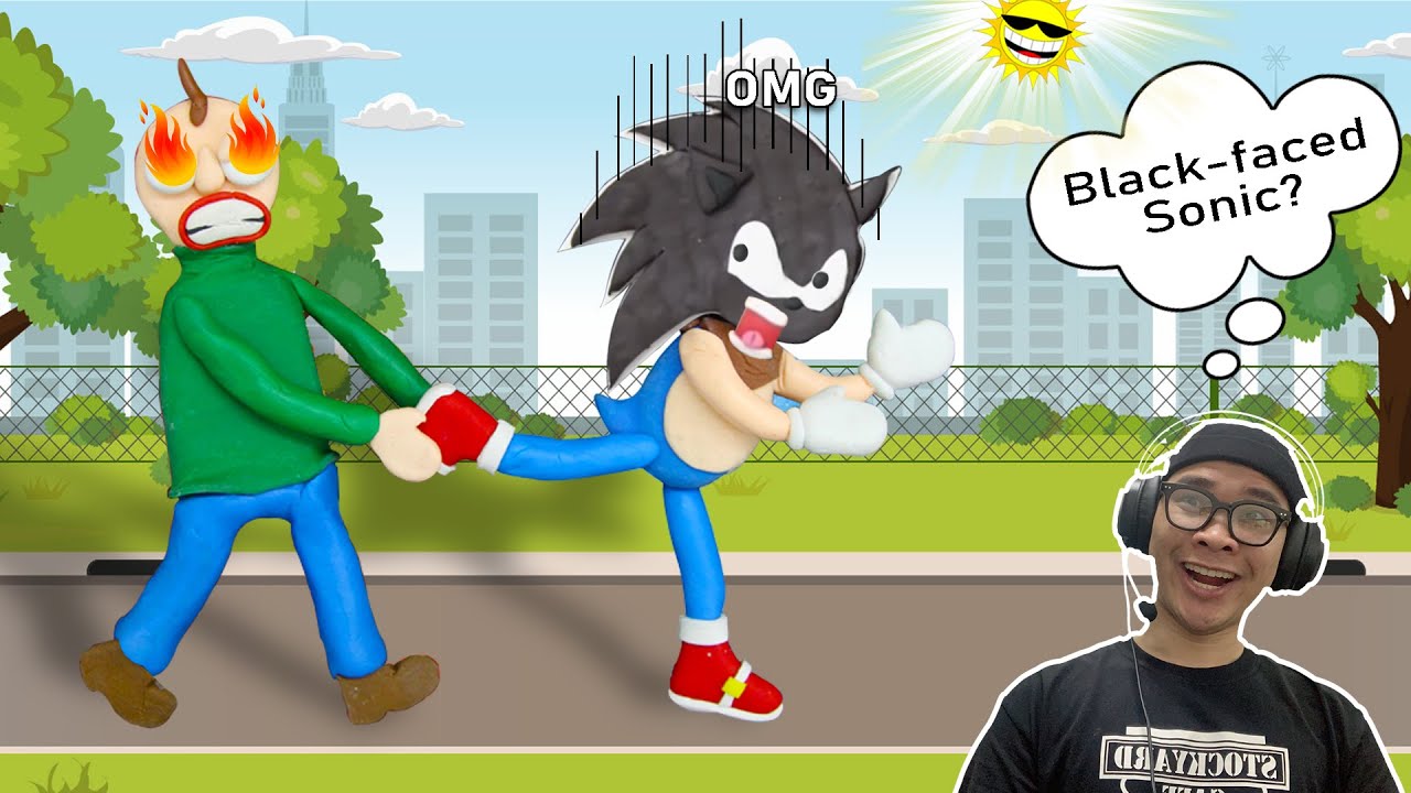 BALDI'S BASICS: Sonic Cold Vs Baldi Fire! Fun Class | POOR SONIC LIFE ...