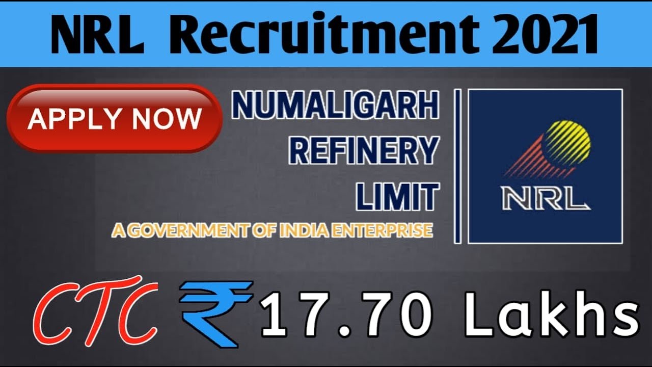 NRL Recruitment 2021 I Graduate Engineer Trainee I Government Job I CTC ...