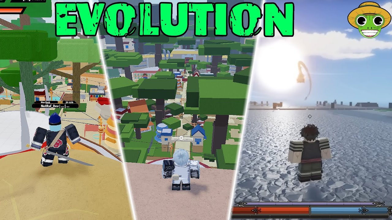 RELL Games Every ANIME GAMES EVOLUTION - YouTube